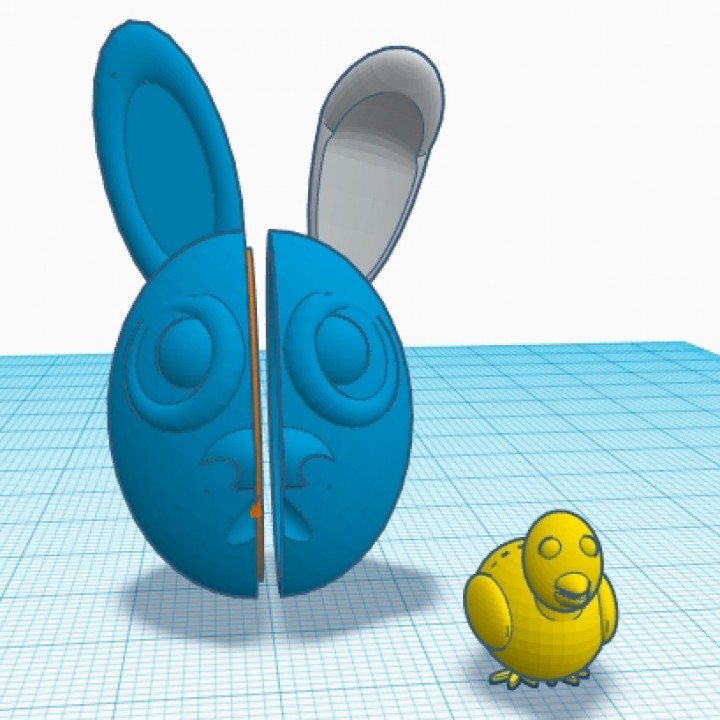 3D Printable Ultimate Easter Egg and Surprise #TinkercadEaster by Kyra ...