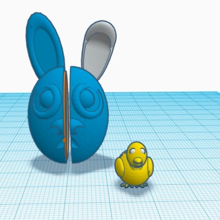 3D Printable Ultimate Easter Egg and Surprise #TinkercadEaster by Kyra ...