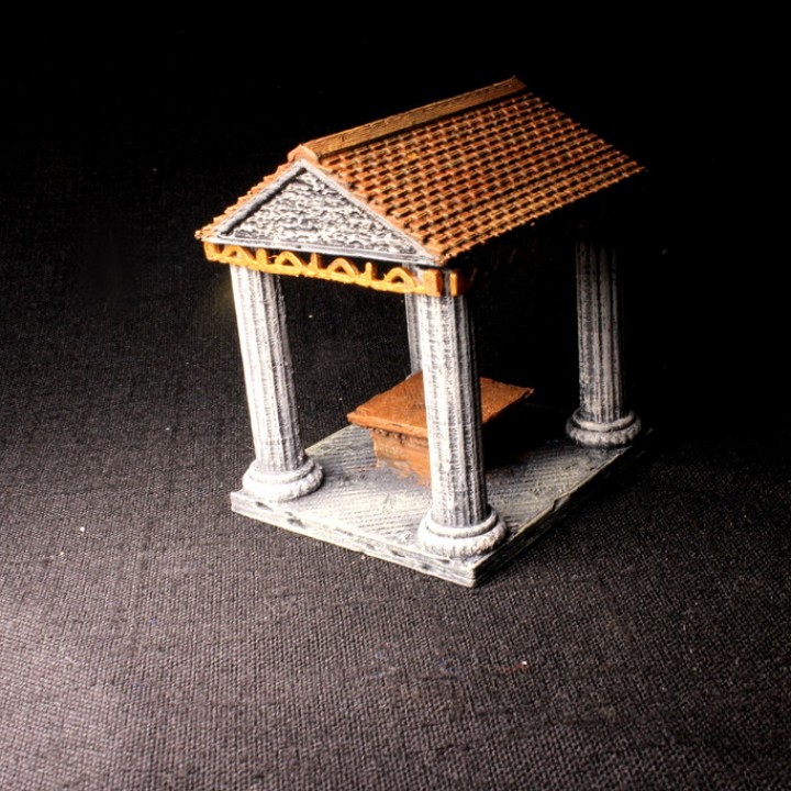 3D Printable OpenForge Shrine by Devon Jones