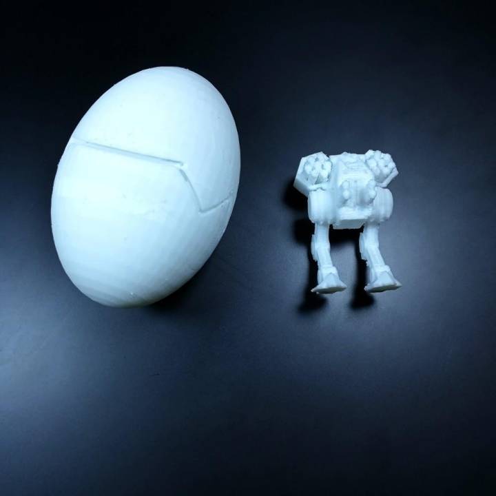 3D Printable Mech egg by nathan werner