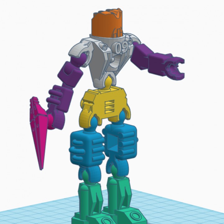 3D Printable Articulated ASTROMAN Combat Robot Toy - #TinkercadEaster ...