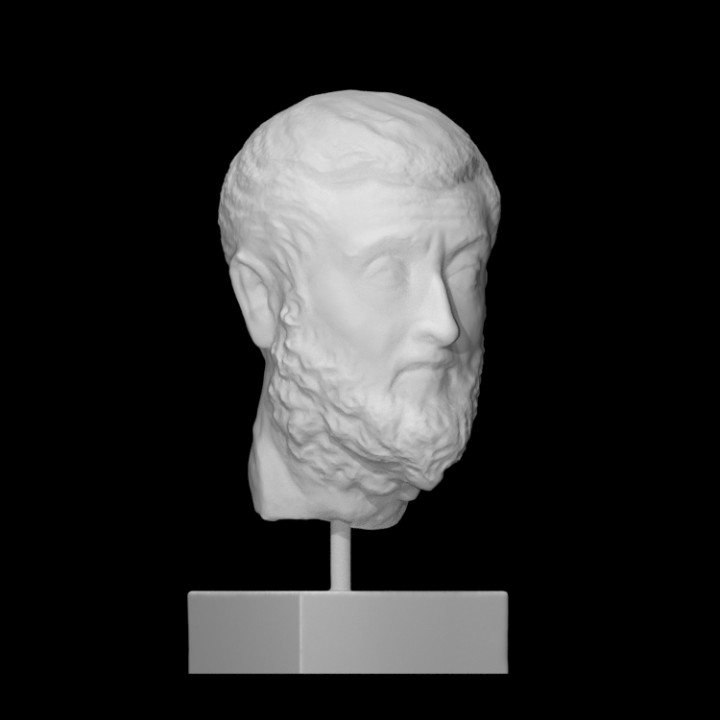 3D Printable Portrait of a Roman Man by Scan The World