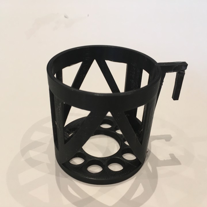 3D Printable Screen Mounted Desk Tidy by Chris Auld