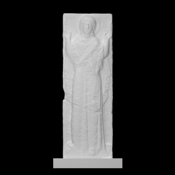 3D Printable Icon with Mary by Scan The World