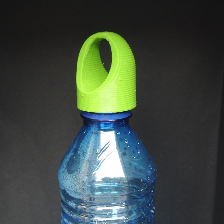 3D Printable Plastic bottle handle by Corentin Paquet