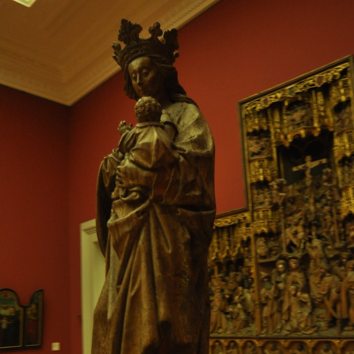 3D Printable Virgin and Child by Scan The World