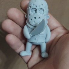 3D Printable Mini Jason from Friday the 13th by Wekster