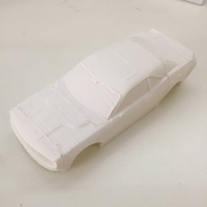 3D Print of DODGE CHALLENGER BODY FOR OPENZ 1:28 RC CHASSIS V3B by CPS007