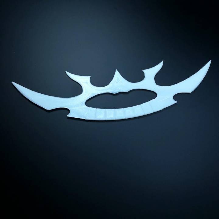 3D Printable sword of kayless by jeremy cygan blue