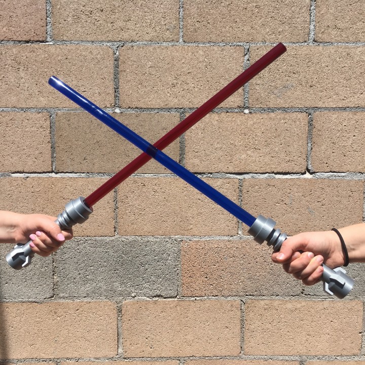 3D Printable Lightsaber (Block-Style) by James M. Drachenberg