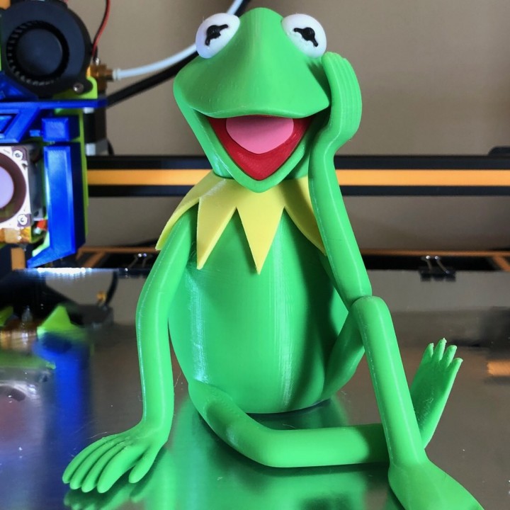 3D Print of Kermit the Frog by MikeThomas