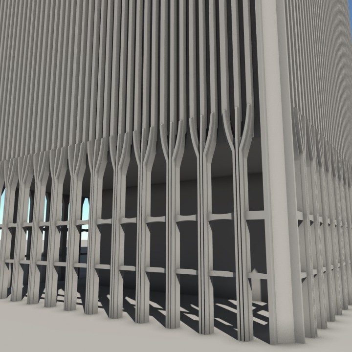 3D Printable Twin towers by Hugo-archicad