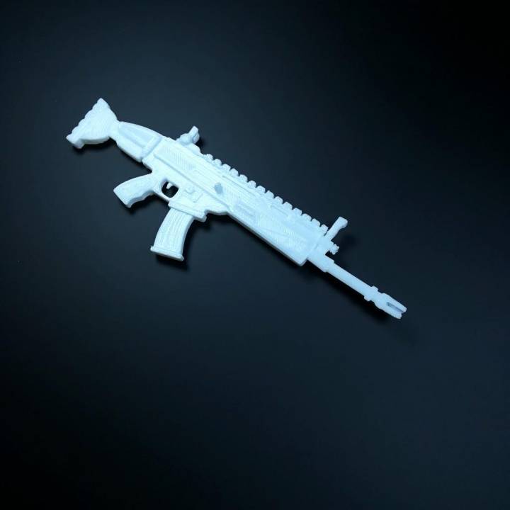 3D Printable fortnite scar by Enzo