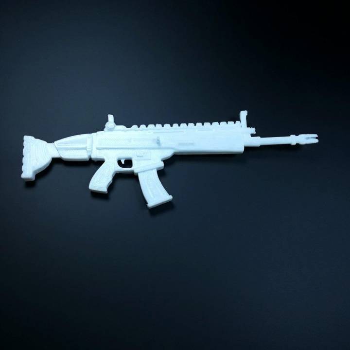 3D Printable fortnite scar by Enzo