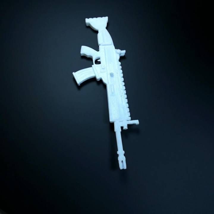 3D Printable fortnite scar by Enzo