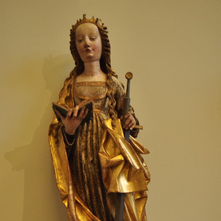 3D Printable St. Catherine by Scan The World