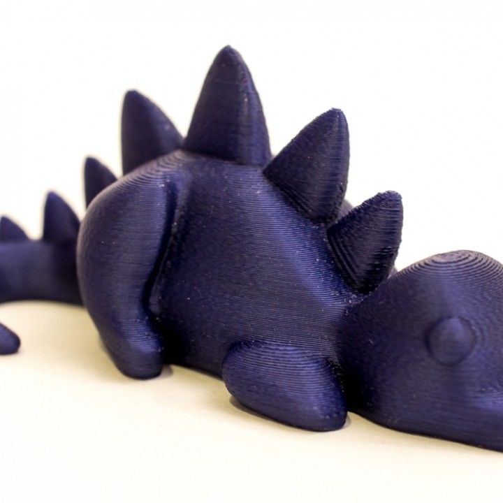3D Printable Lazy dinosaur by Johanna Rydeman