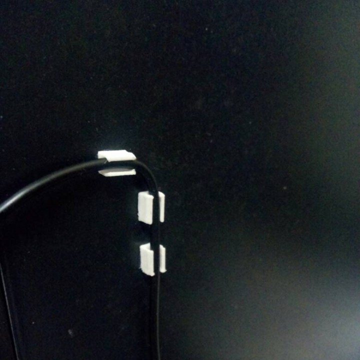 3D Printable wire clip by andrewlou