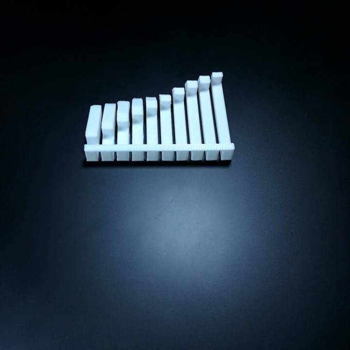 3D Printable Bridge and Overhangs Test by Makerhouse