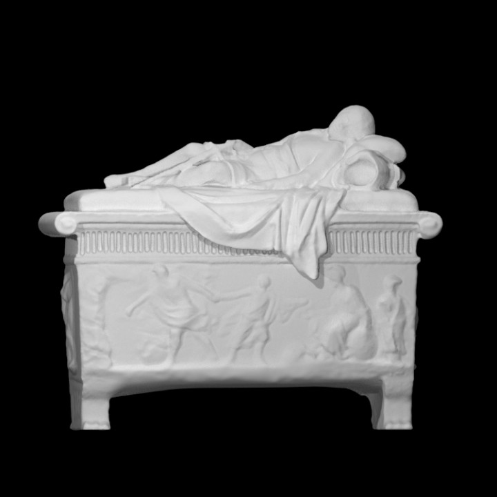 3D Printable Funerary monument of Frid Guiliel Maurit Alexander by Scan ...