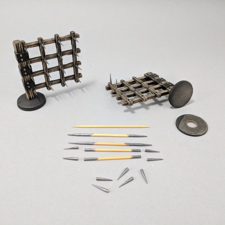 3D Printable Spike Wall Trap by Devon Jones