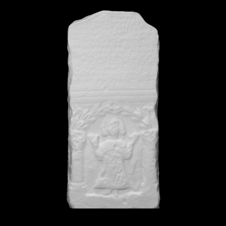 3D Printable Tombstone of Pusei and Cosmas by Scan The World