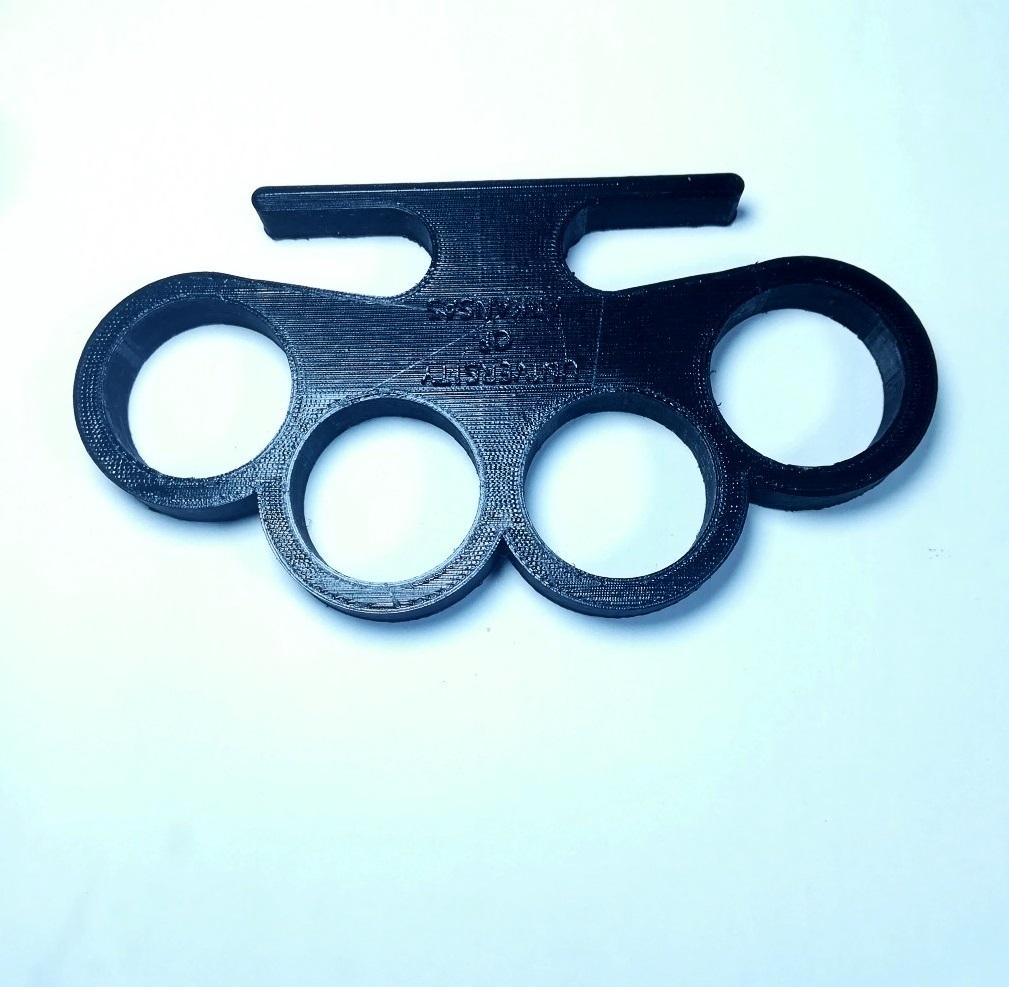 3D Printable Brass Knuckles by Jack Porter