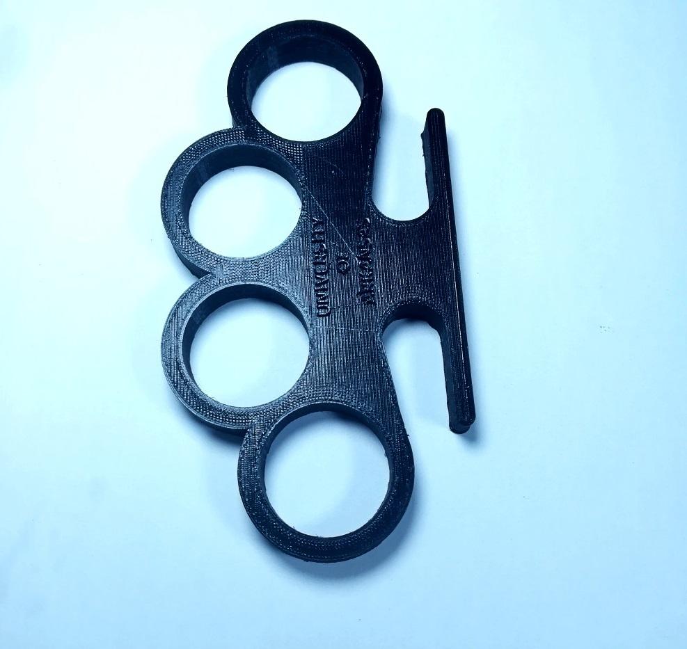 3D Printable Brass Knuckles by Jack Porter