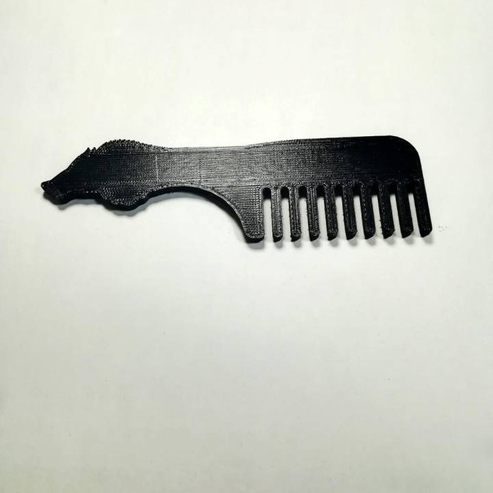 3D Printable Razorback Comb by Josh Jensen