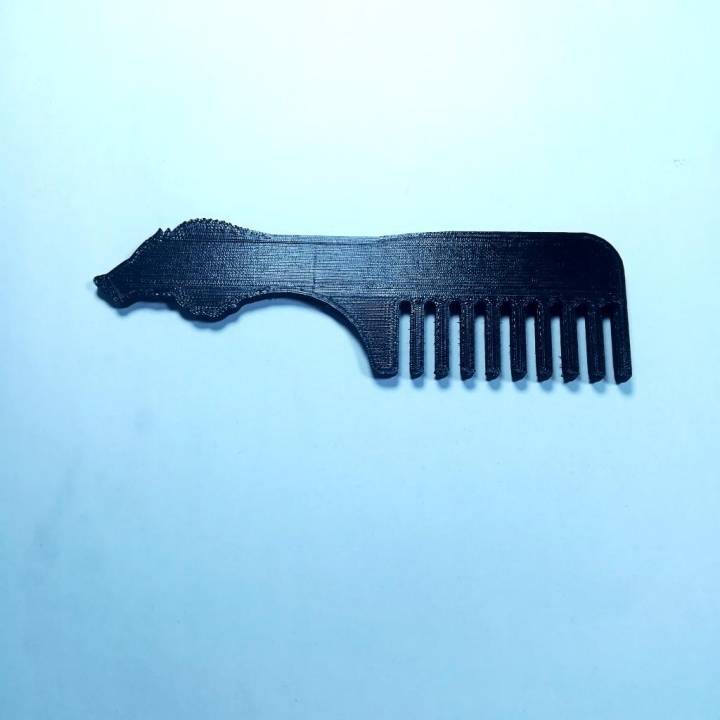 3D Printable Razorback Comb by Josh Jensen