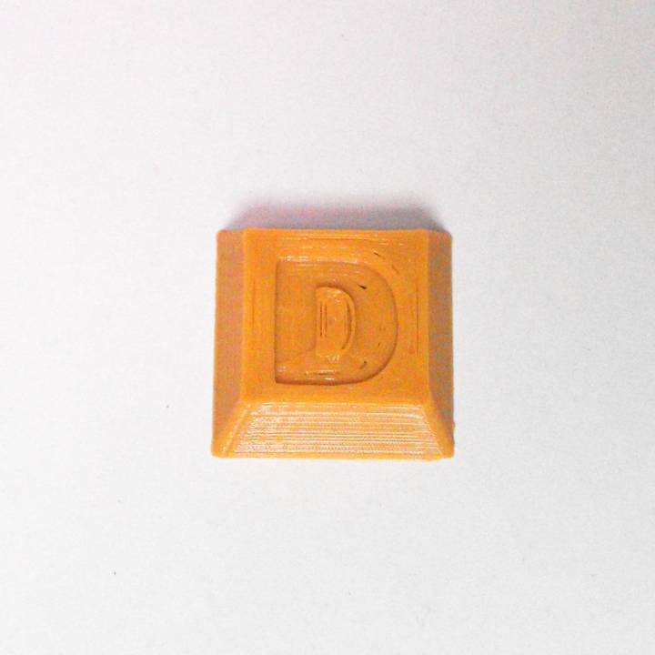 3D Printable "D" key by jake
