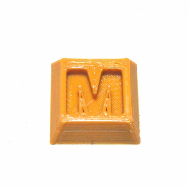 3D Printable "M" key by jake