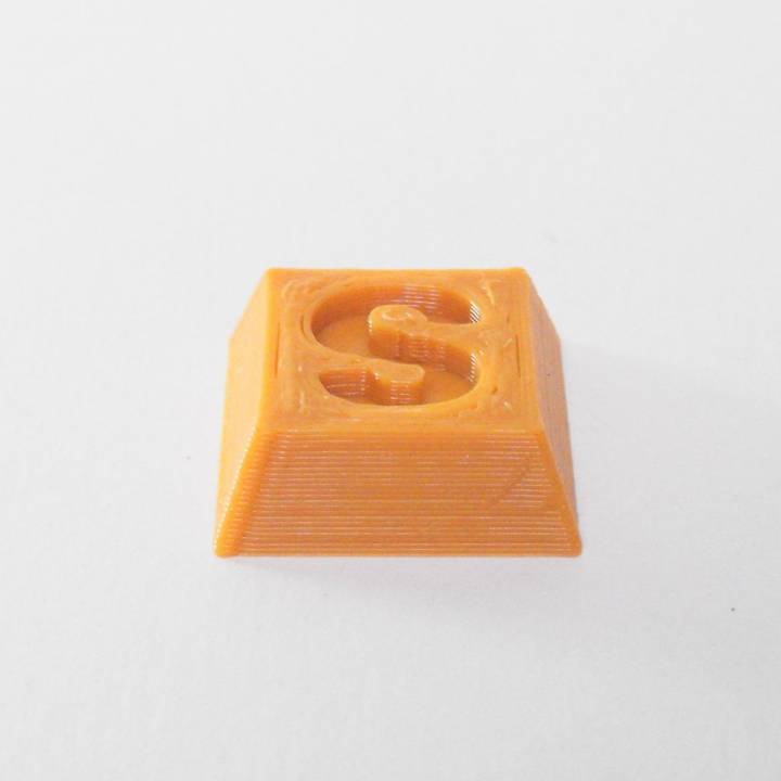 3D Printable "S" key by jake