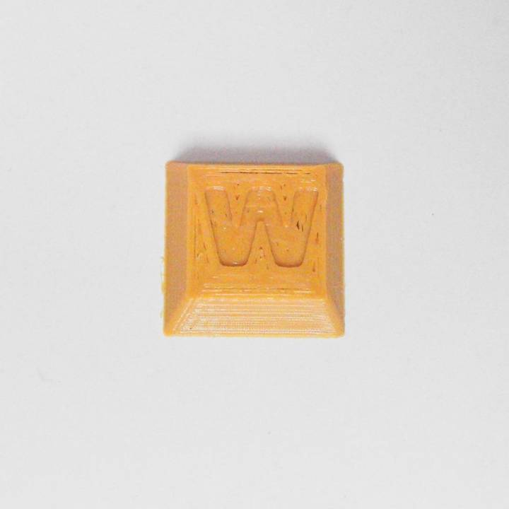 3D Printable "W" key by jake