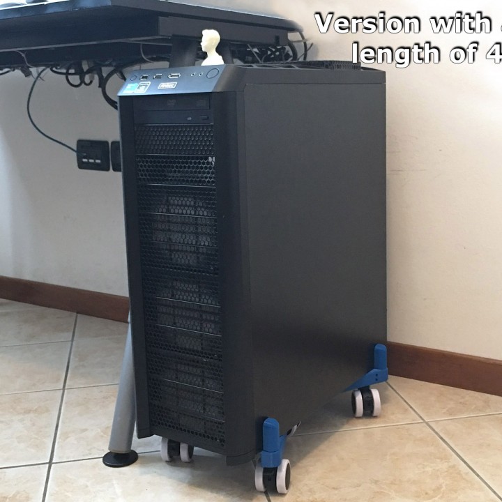 3D Printable Adjustable CPU Stand Mobile by Stefano Veronese