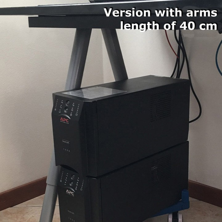 3D Printable Adjustable CPU Stand Mobile by Stefano Veronese