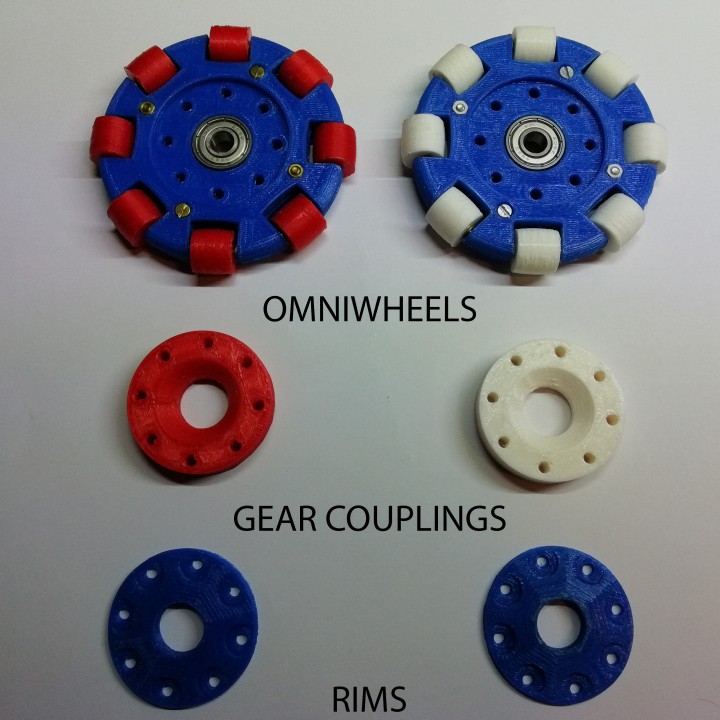 3D Printable OmniWheel by Marco Perini