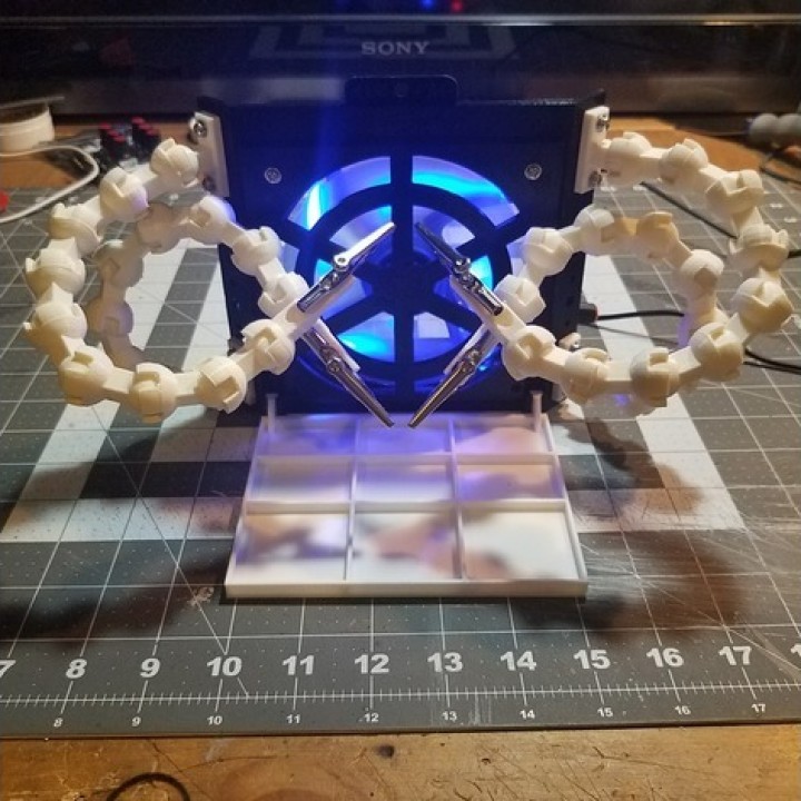 3D Printable Proteus Solder Station - 80mm fan by Protean Man