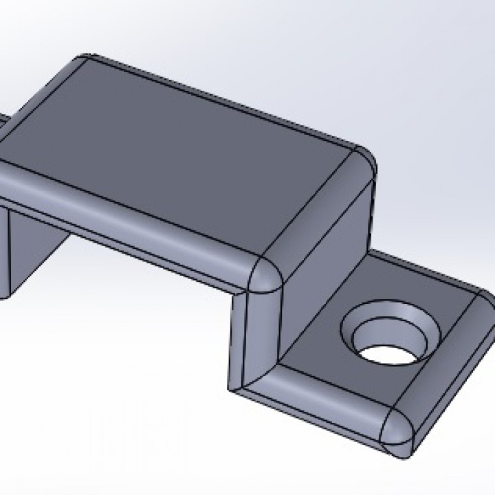3D Printable cable clamp by jose luis luna