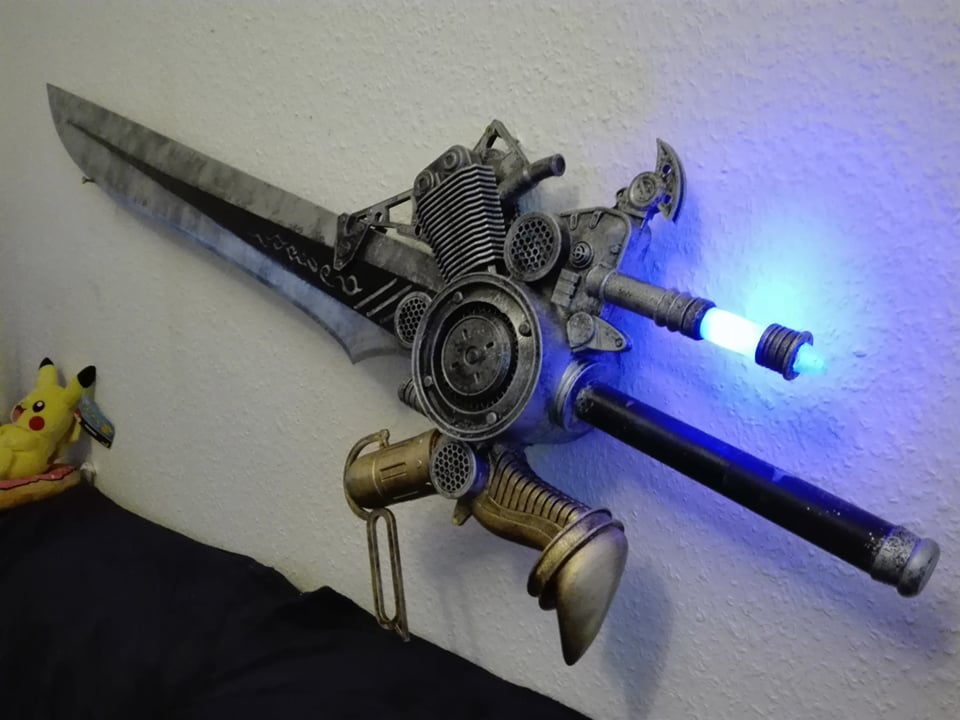 3D Printable Engine Blade - Final Fantasy XV - Noctis by Power Up Props
