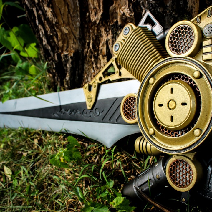 3D Printable Engine Blade - Final Fantasy XV - Noctis by Power Up Props