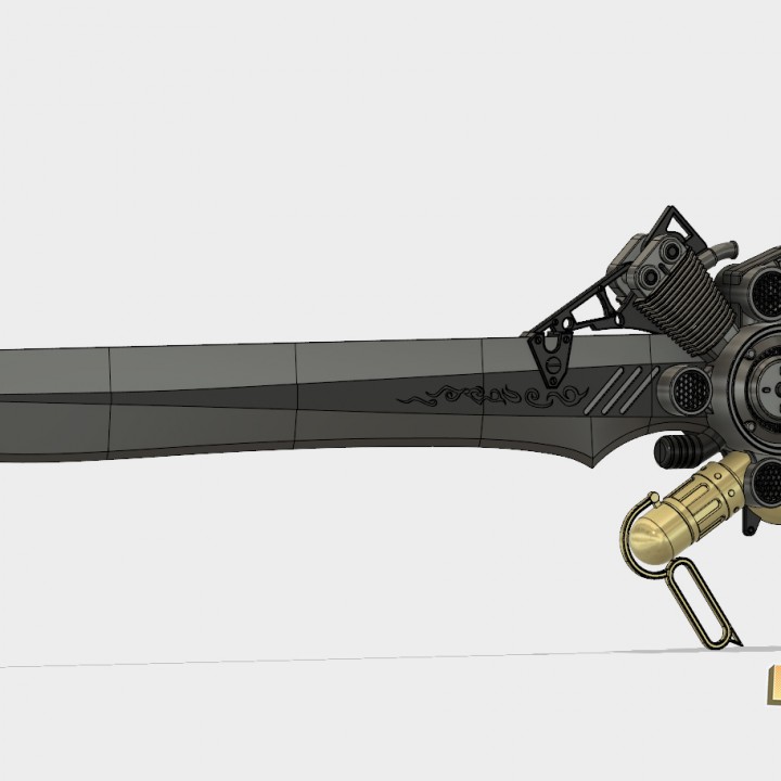 3D Printable Engine Blade - Final Fantasy XV - Noctis by Power Up Props