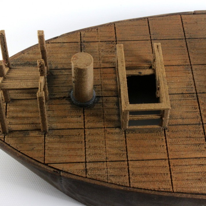3D Printable OpenForge Pirate Ship: Upper Hold by Devon Jones