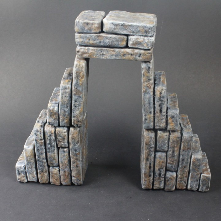 3D Printable OpenForge Dungeon Stackers by Devon Jones