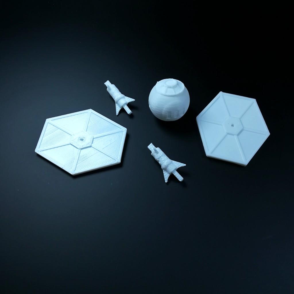 3D Printable TIE fighter from starwars by T K