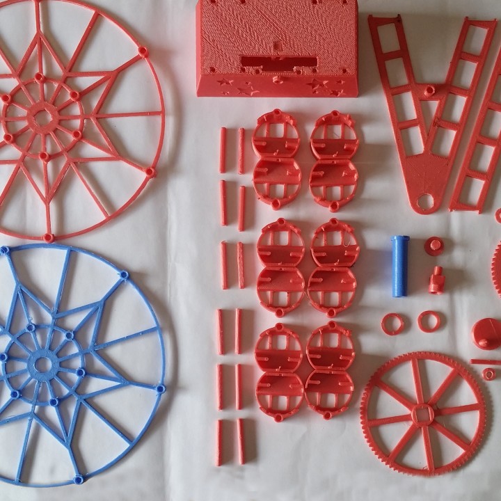 3D Printable Ferris Wheel by Wayne Jordan
