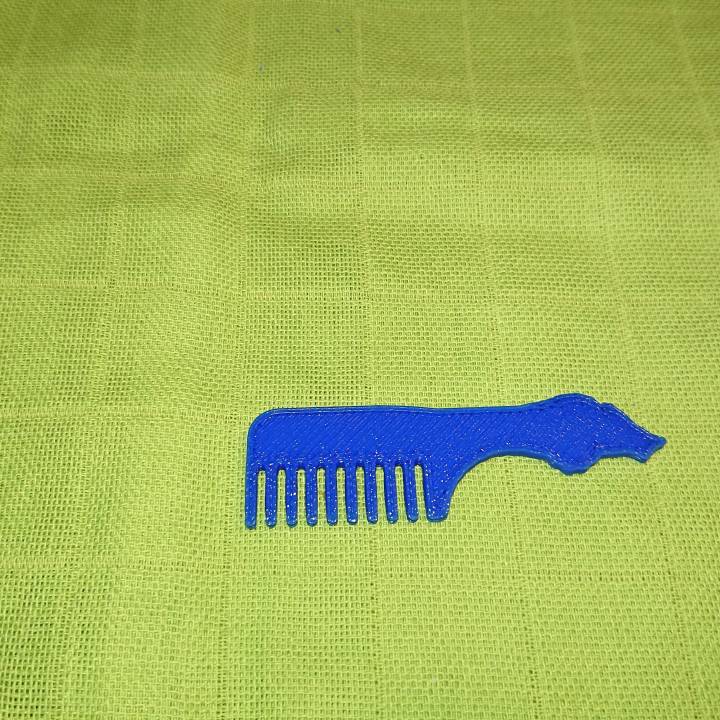 3D Printable Razorback Comb Final by Josh Jensen