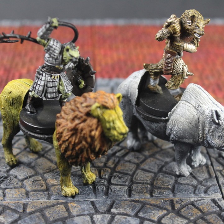 3D Printable OpenForge Mounts by Devon Jones