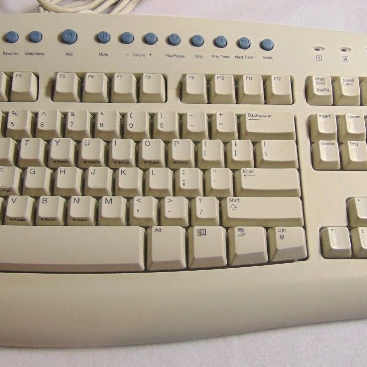 3D Printable Braille Keyboard Covers Keys by Stefano Veronese