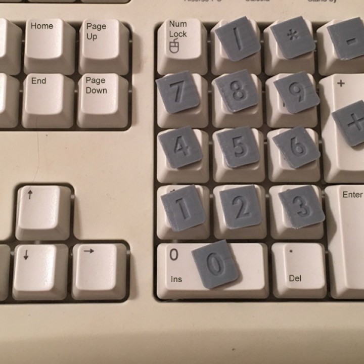 3D Printable Braille Keyboard Covers Keys by Stefano Veronese